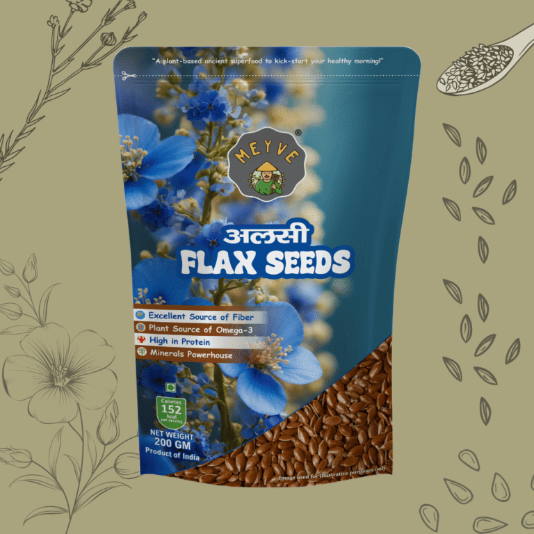 Raw & Natural Flax Seeds | Rich in Omega-3 Fatty Acids, Proteins ...