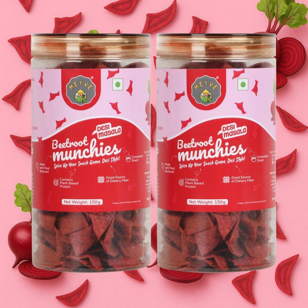 Beetroot Munchies | Healthy Vegetable Chips | No Palm Oil | No Trans ...